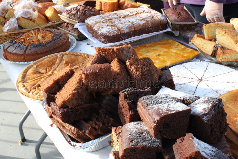 Various sweets stock photo. Image of cream, food, sugar - 24715796