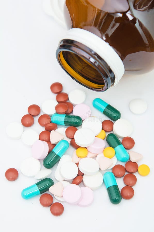 Various Tablets Pills for Different Therapy Stock Photo - Image of drug ...
