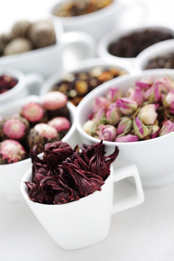 Various tea stock image. Image of hibiscus, stack, fruit - 40826833