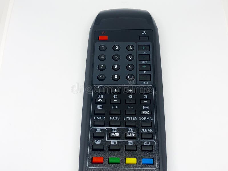 Various Television Remote Control, Stock Illustration - Illustration of ...