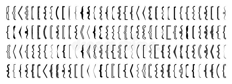 Various Text Brackets, Black Quotation Box. Curly, Square and Corner ...