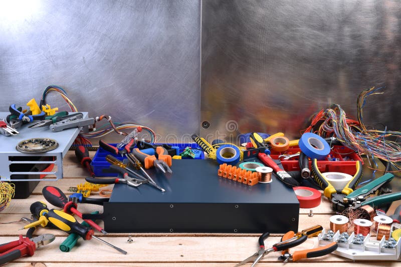 Various tools disorder stock photo. Image of renovation - 144281464