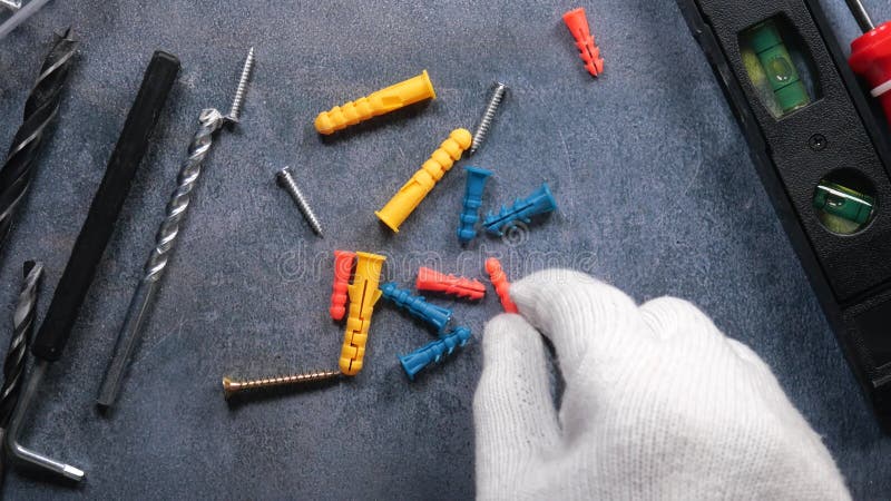 Tools and Materials for Home Repair and Construction Projects Stock ...