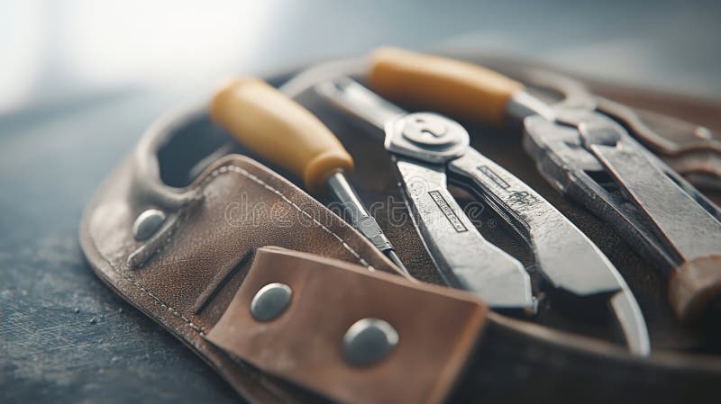 Various Tools on a High-rise Construction Site, Close Up of a ...