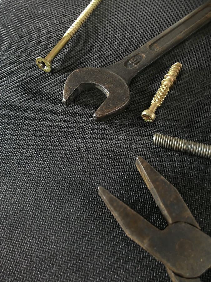 Various tools stock image. Image of pincers, wrench, hardware - 58306471