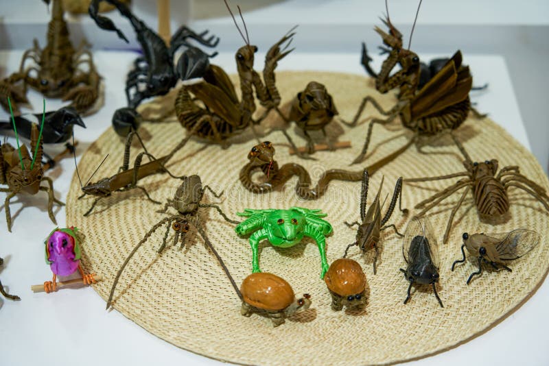 Various Traditional Chinese Handicrafts and Rattan Ornaments Stock ...