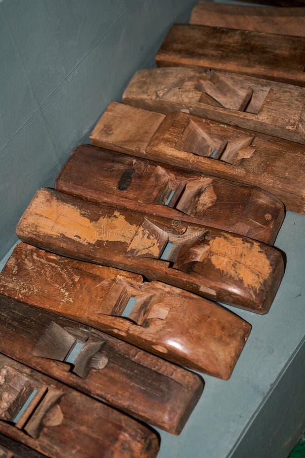 Various Traditional Woodworking Tools Close-up Stock Photo - Image of ...