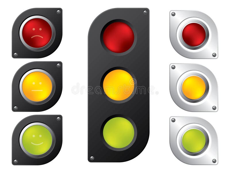 Traffic Light Smiley Stock Illustrations – 125 Traffic Light Smiley ...
