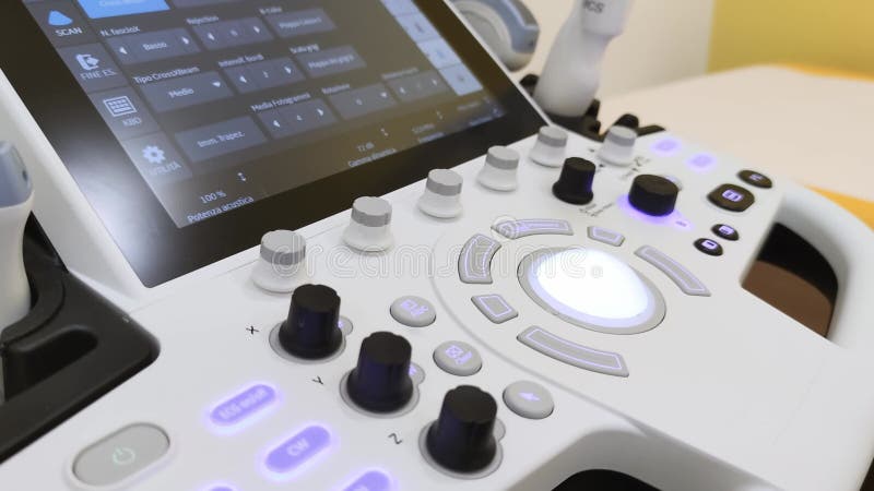 Modern Ultrasound System, Monitor and Control Stock Video - Video of ...