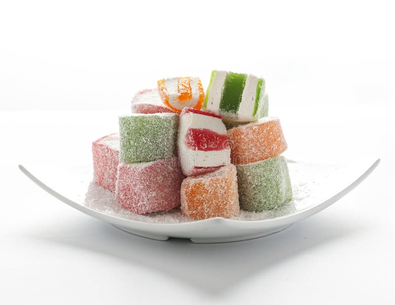 Various Turkish delight stock photo. Image of gourmet - 72745390
