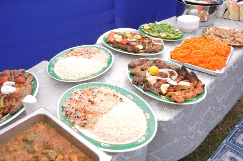 Various Type of Arabic Meat Food Stock Photo - Image of food, arabic ...