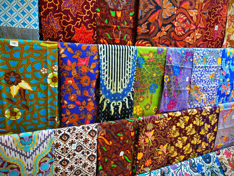 The Various Type of Batik stock image. Image of textile - 202631959