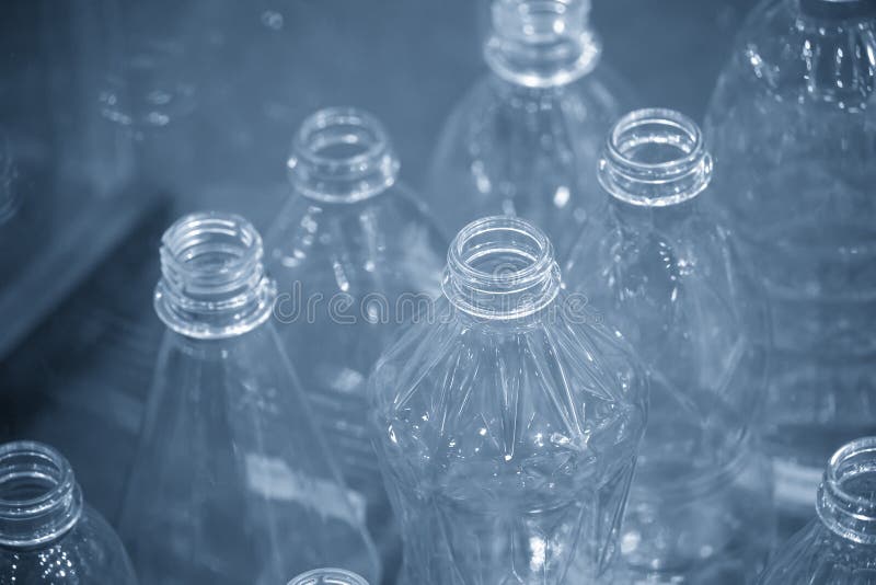 The Various Type of Plastic Bottles with Lighting Effect. Stock Image ...