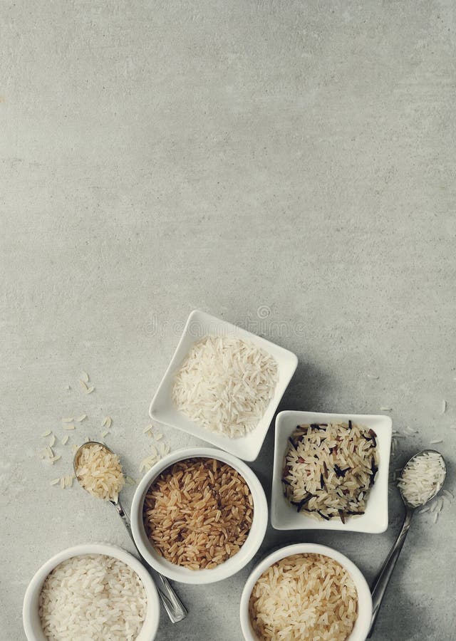 Various type of rice stock photo. Image of nutrition - 69776936