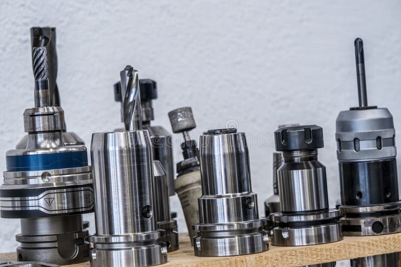 Tool for CNC Milling Machine Stock Photo - Image of iron, instrument ...