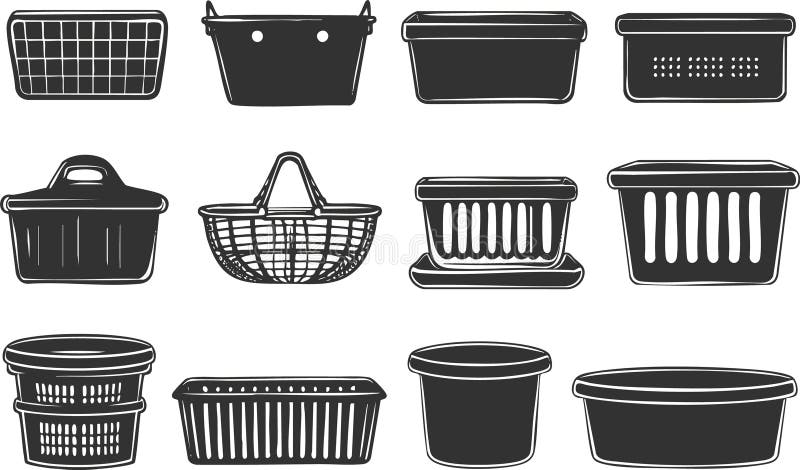 Various Types of Baskets and Containers for Storage and Organization ...