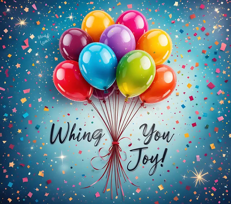 Various Types of Birthday Greeting Cards Stock Illustration ...