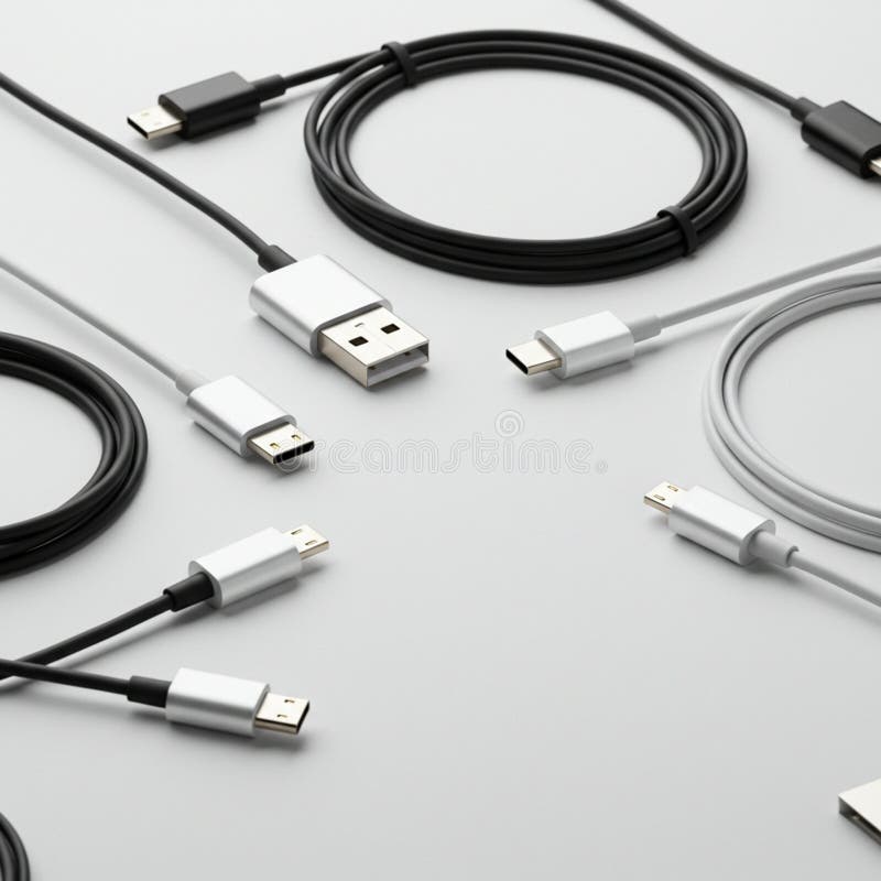 Usb Types Stock Illustrations – 376 Usb Types Stock Illustrations ...