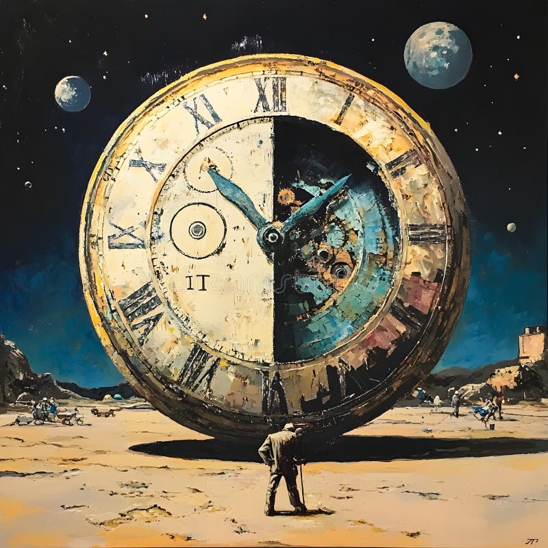 Various Types of Clocks What Time is it Time Abstract Stock ...