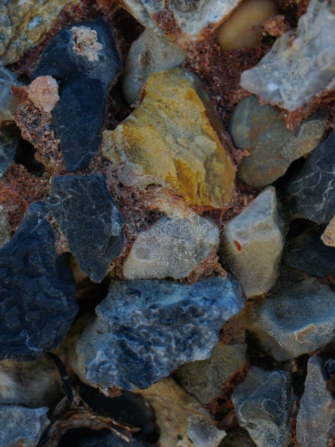 Various Types of Colorful Stones in Different Shapes Stock Image ...