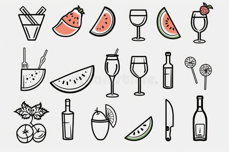 Various Types of Drinks and Beverages for Any Occasion Stock Photo ...