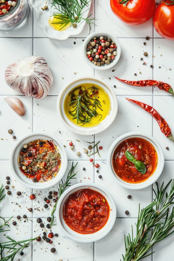 Various Types of Food Bowls on a Table, Suitable for Food Blogs or ...