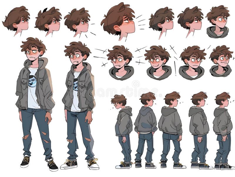 Various Types of Male Animation Character from a Game Series on ...