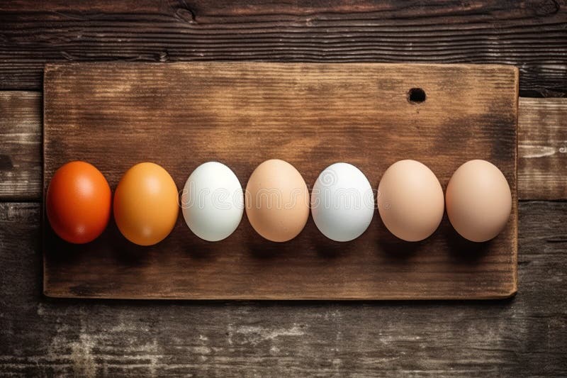 Various Types of Minimal Style Eggs AI Generated Stock Illustration ...