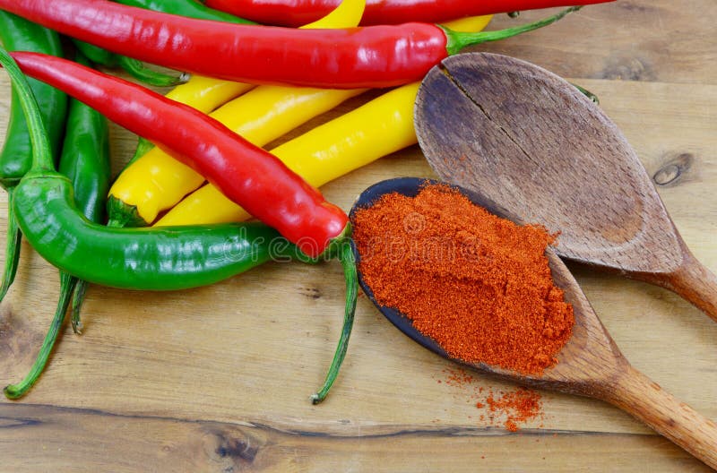 Various types of paprika stock photo. Image of nutrition - 86030914