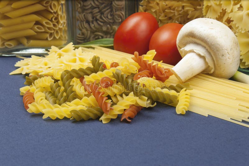 Various Types of Pasta on the Table Stock Photo - Image of pasta ...