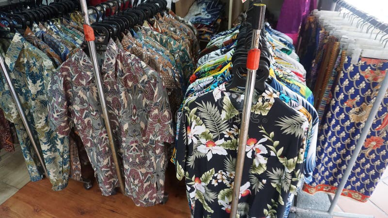 Various Types and Pattern of Indonesian Batik Stock Photo - Image of ...