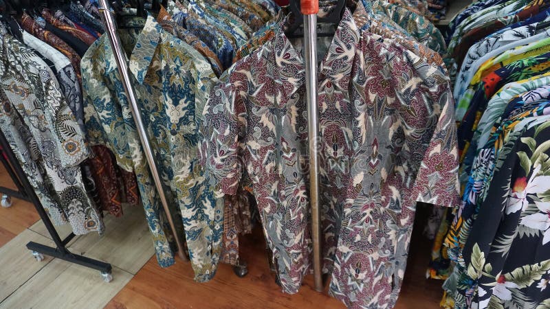 Various Types and Pattern of Indonesian Batik Stock Photo - Image of ...