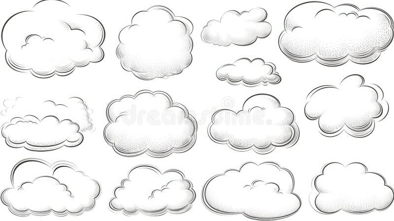 Various Types of Speech Bubbles in One Image. Great for Adding Dialogue ...