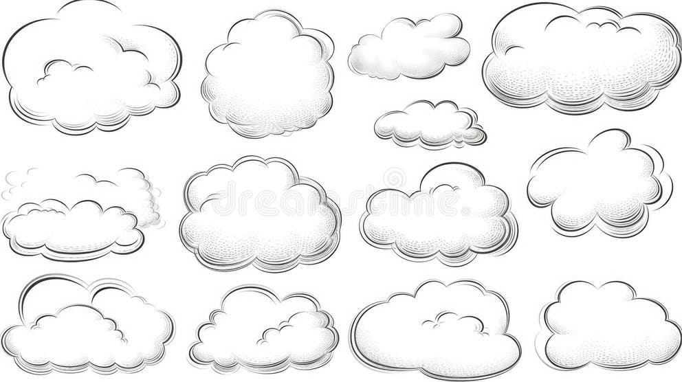 Various Types of Speech Bubbles in One Image. Great for Adding Dialogue ...