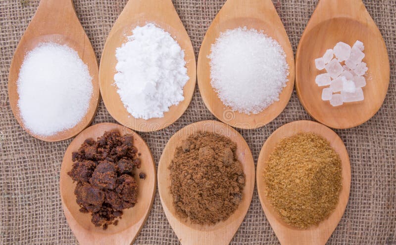 Various Types of Sugar X stock photo. Image of spoon - 42119018