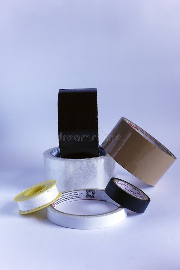 Various types of tapes stock photo. Image of industrial - 261159742