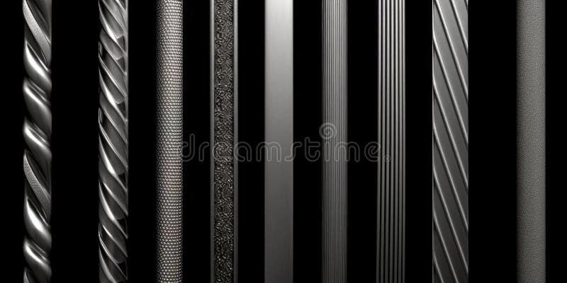 Various Types of Wires on a Dark Backdrop. Ideal for Technology and ...