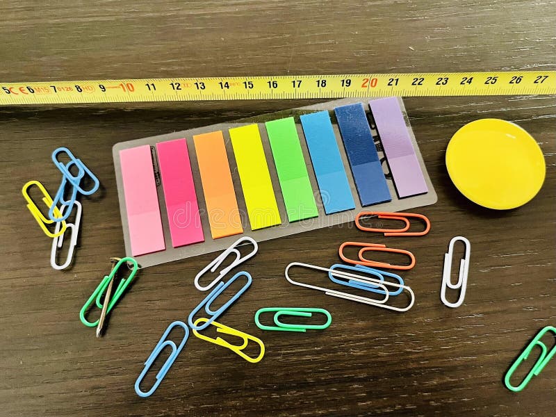 Various Utensils and Objects for Office and Study. Stock Photo - Image ...