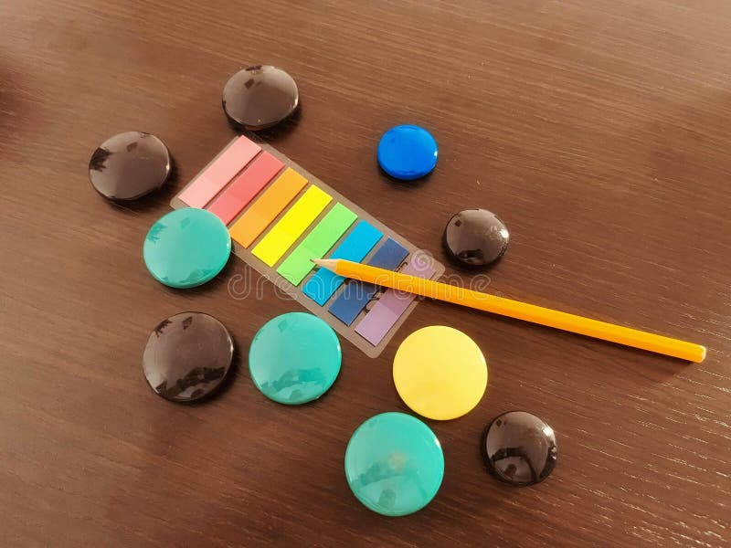 Various Utensils and Objects for Office and Study. Stock Photo - Image ...