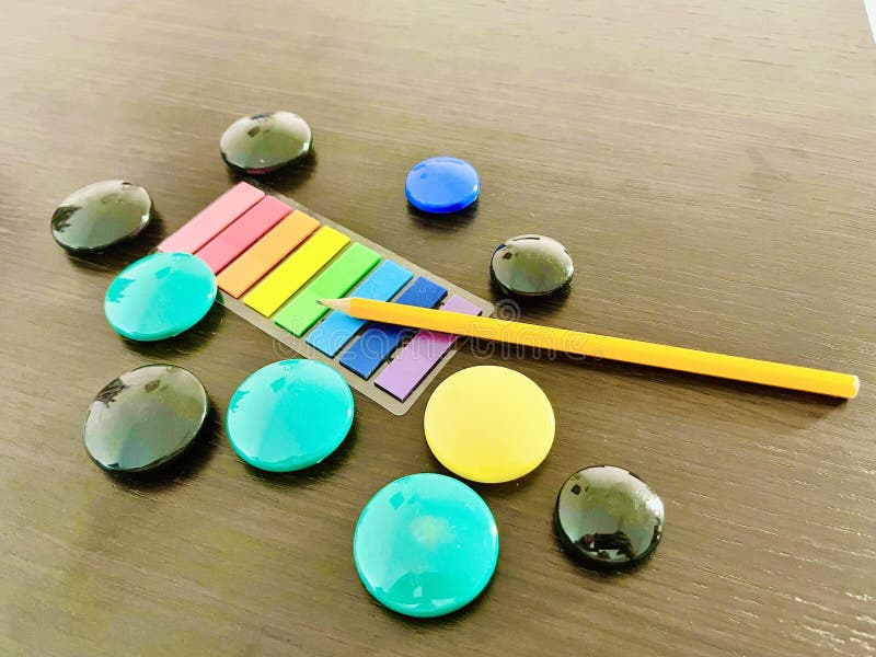 Various Utensils and Objects for Office and Study. Stock Photo - Image ...