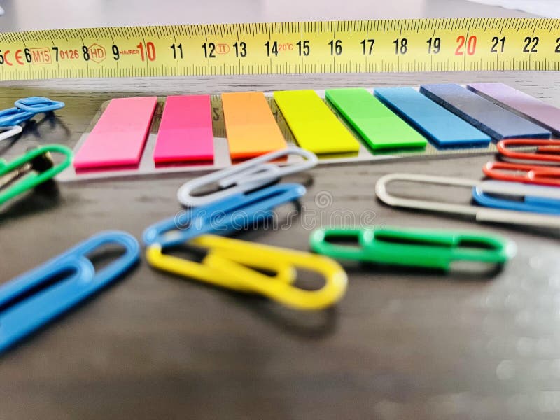 Various Utensils and Objects for Office and Study. Stock Image - Image ...