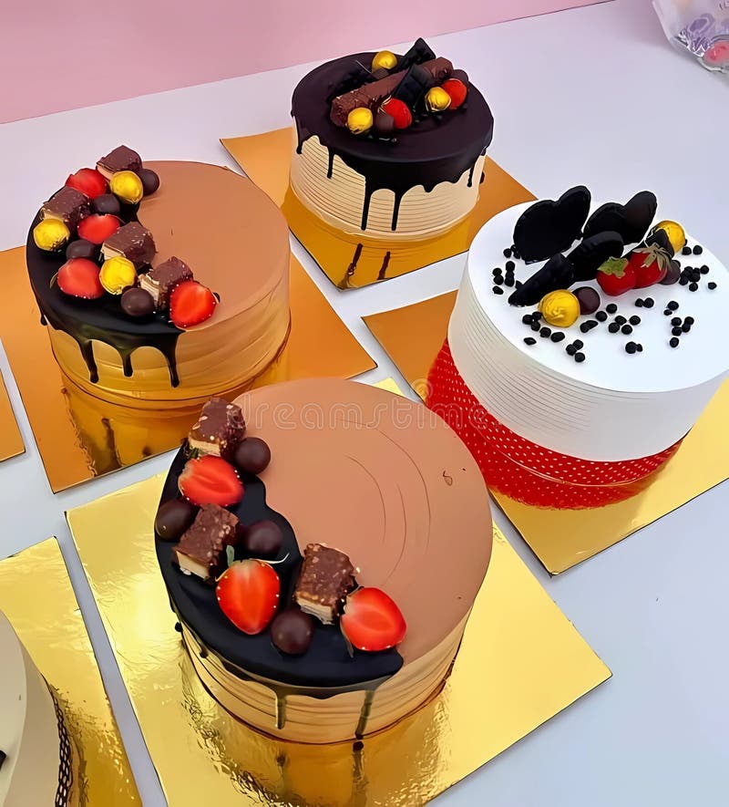 Various Variations of Birthday Cakes for the Family with a Cake ...