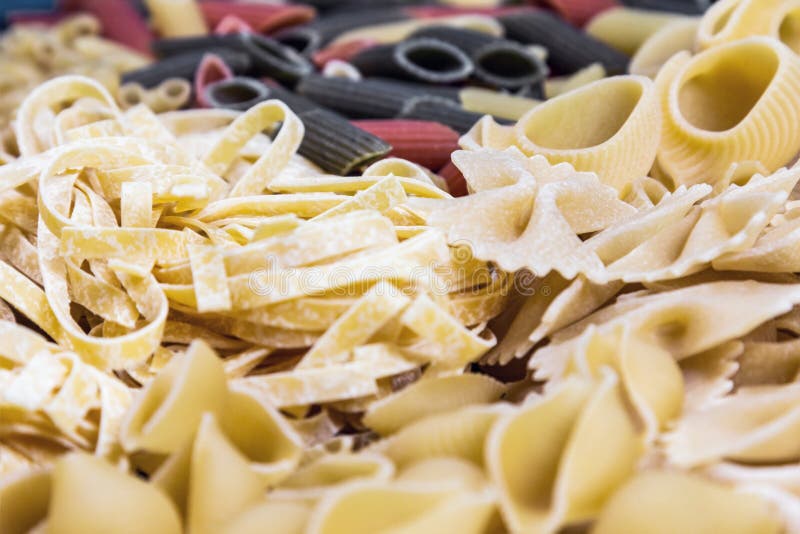 Various Varieties and Types of Coarse Flour Paste Stock Photo - Image ...