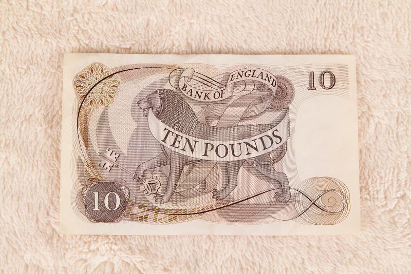 Old Bank of England Ten Pound Note Editorial Stock Image - Image of ...