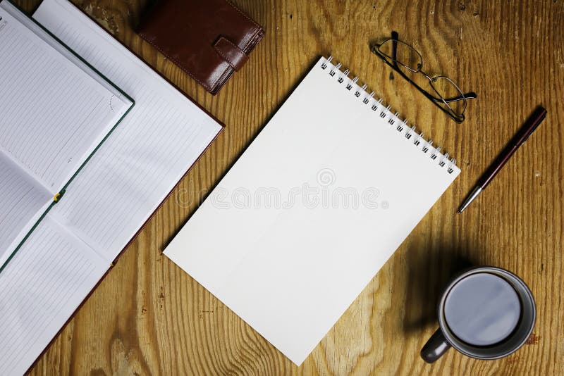 Table Write Hand Office View Stock Image - Image of desktop, laptop ...