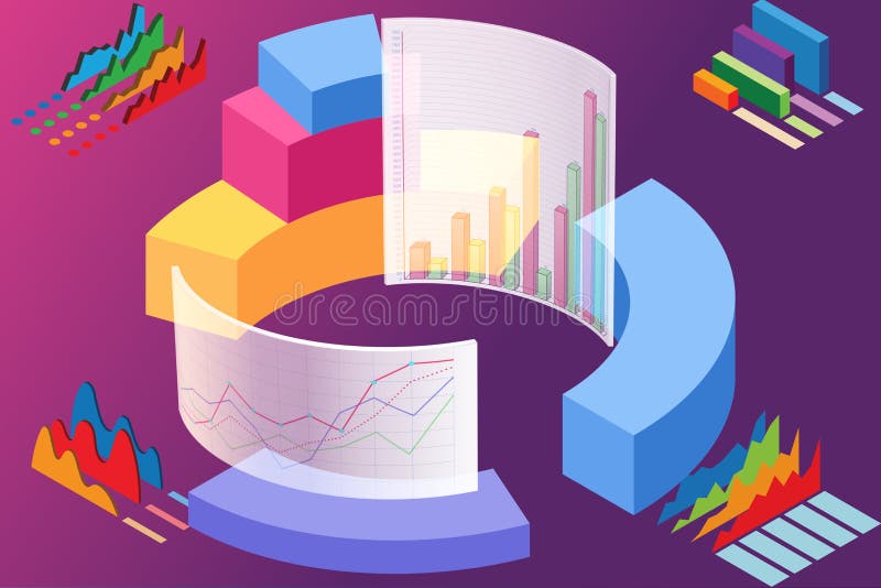 Various Visualisation at Trading Environment - 3d Rendering Stock ...