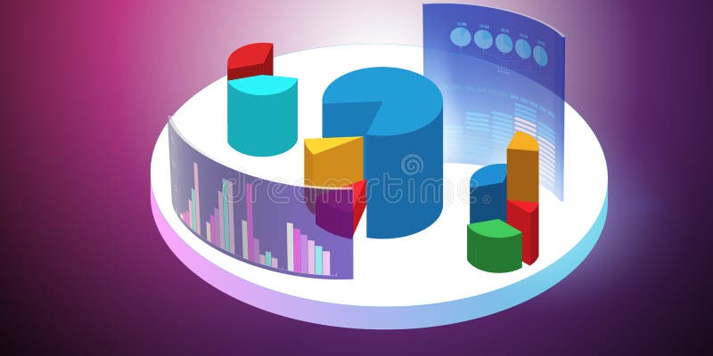 Various Visualisation at Trading Environment - 3d Rendering Stock ...