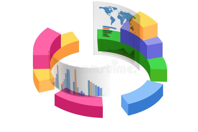 Various Visualisation at Trading Environment - 3d Rendering Stock ...