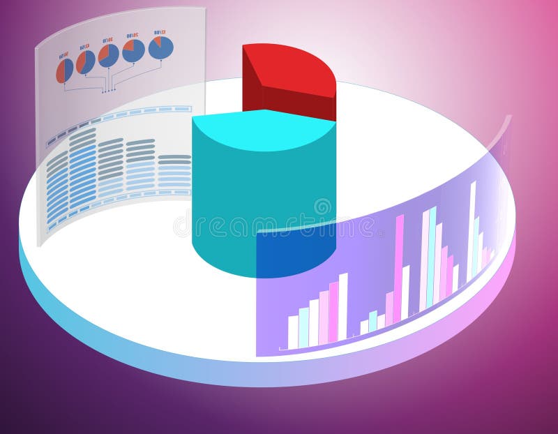 Various Visualisation at Trading Environment - 3d Rendering Stock ...