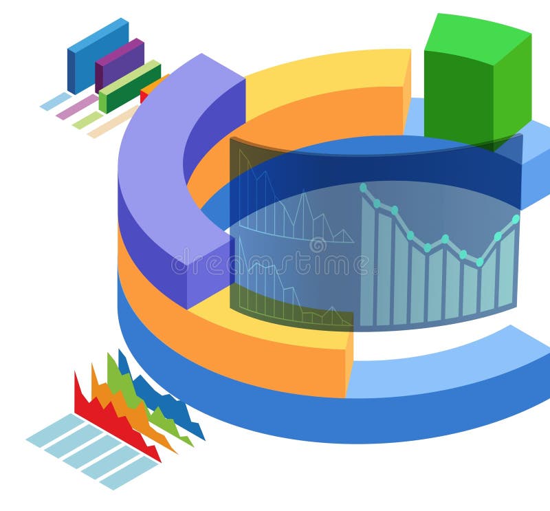Various Visualisation at Trading Environment - 3d Rendering Stock ...
